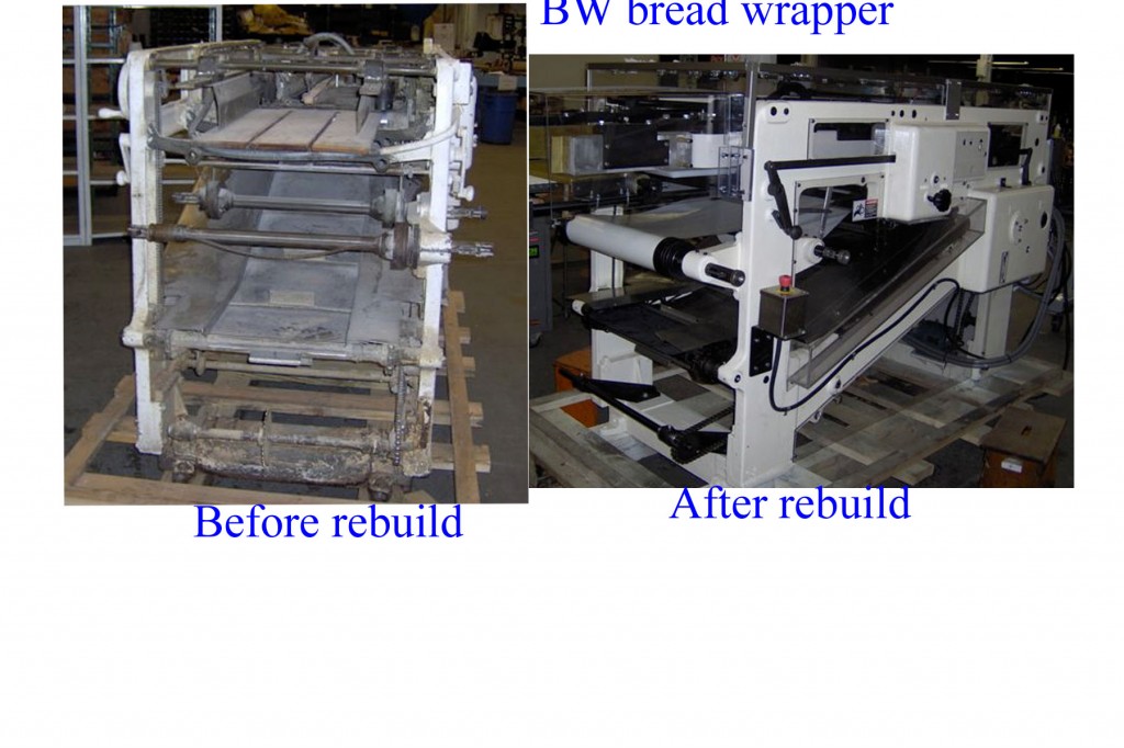 Package Machinery | BW bread wrapper before & after - Package Machinery